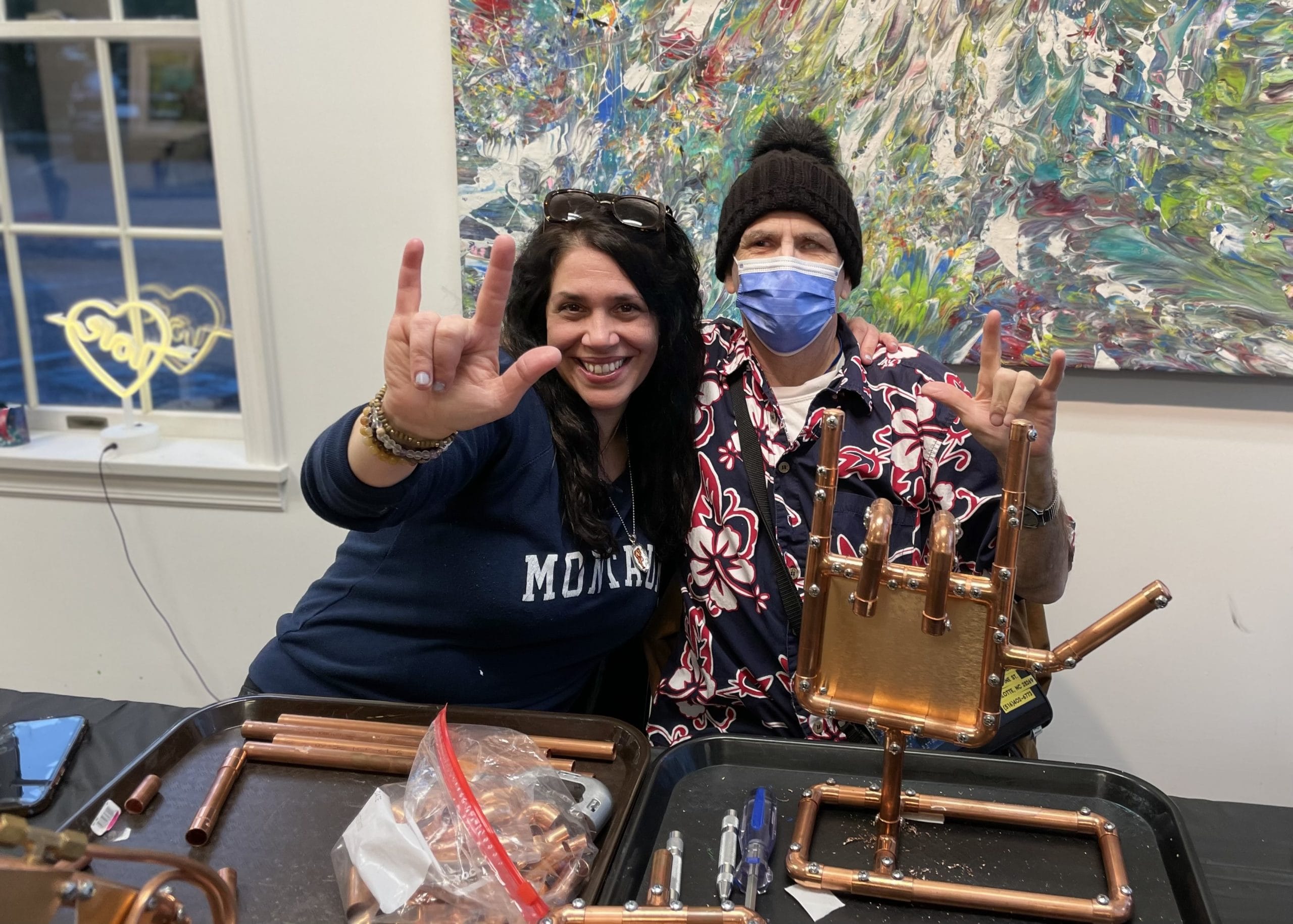 DeafBlind Artist From Helen Keller Services Sells $1,000 Sculpture At ...