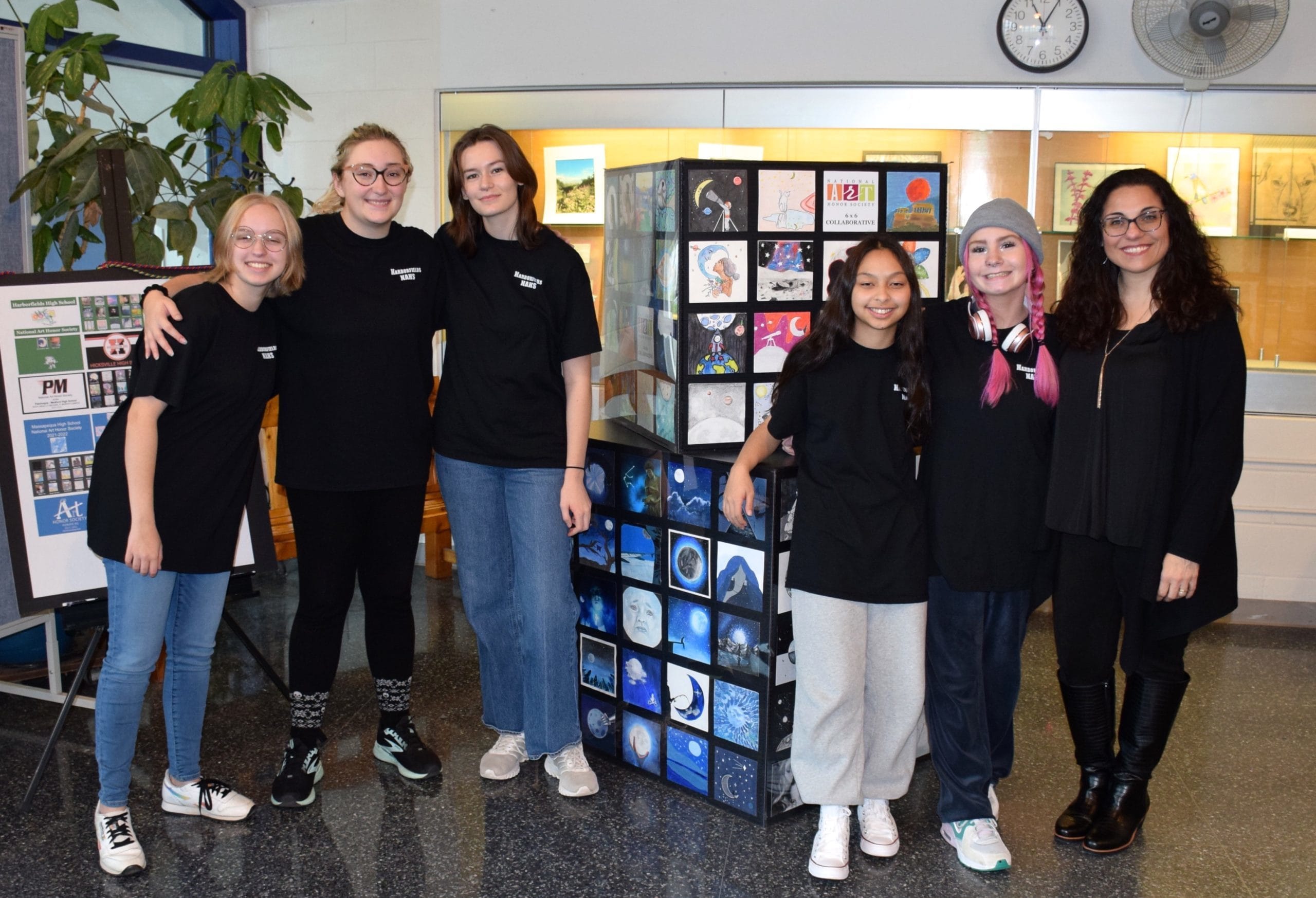 Harborfields High School Artists Display 6x6 Installation In Lobby ...