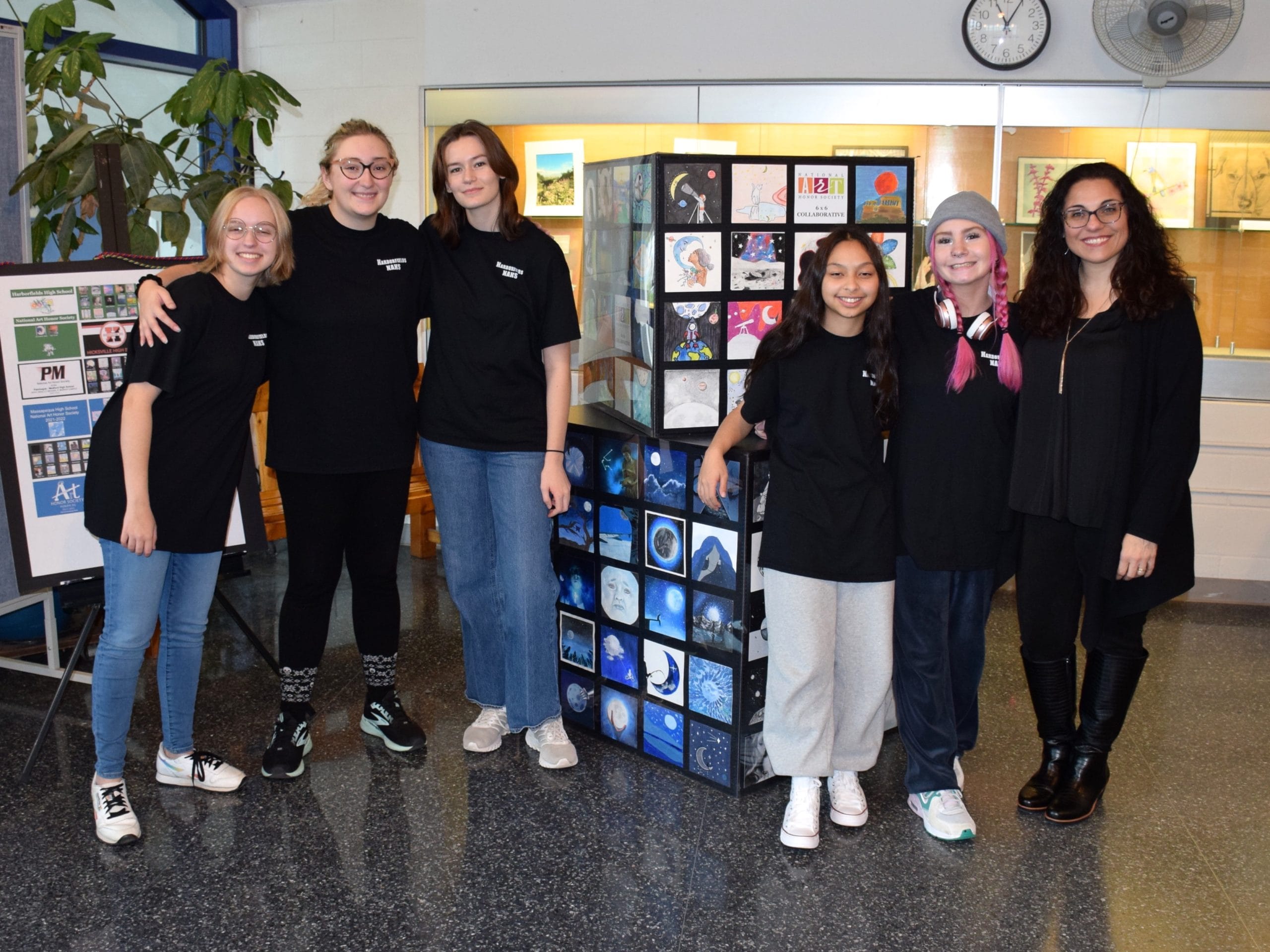 Harborfields High School Artists Display 6x6 Installation In Lobby ...