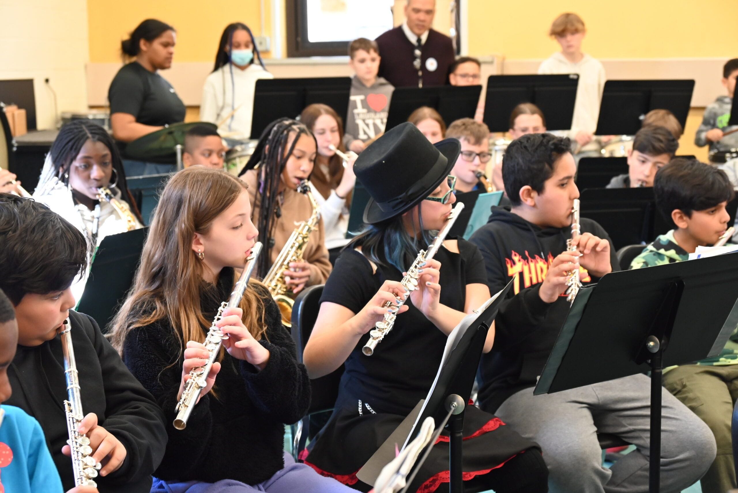 North Babylon Fifth Grade Musicians Visit Middle School - Long Island ...
