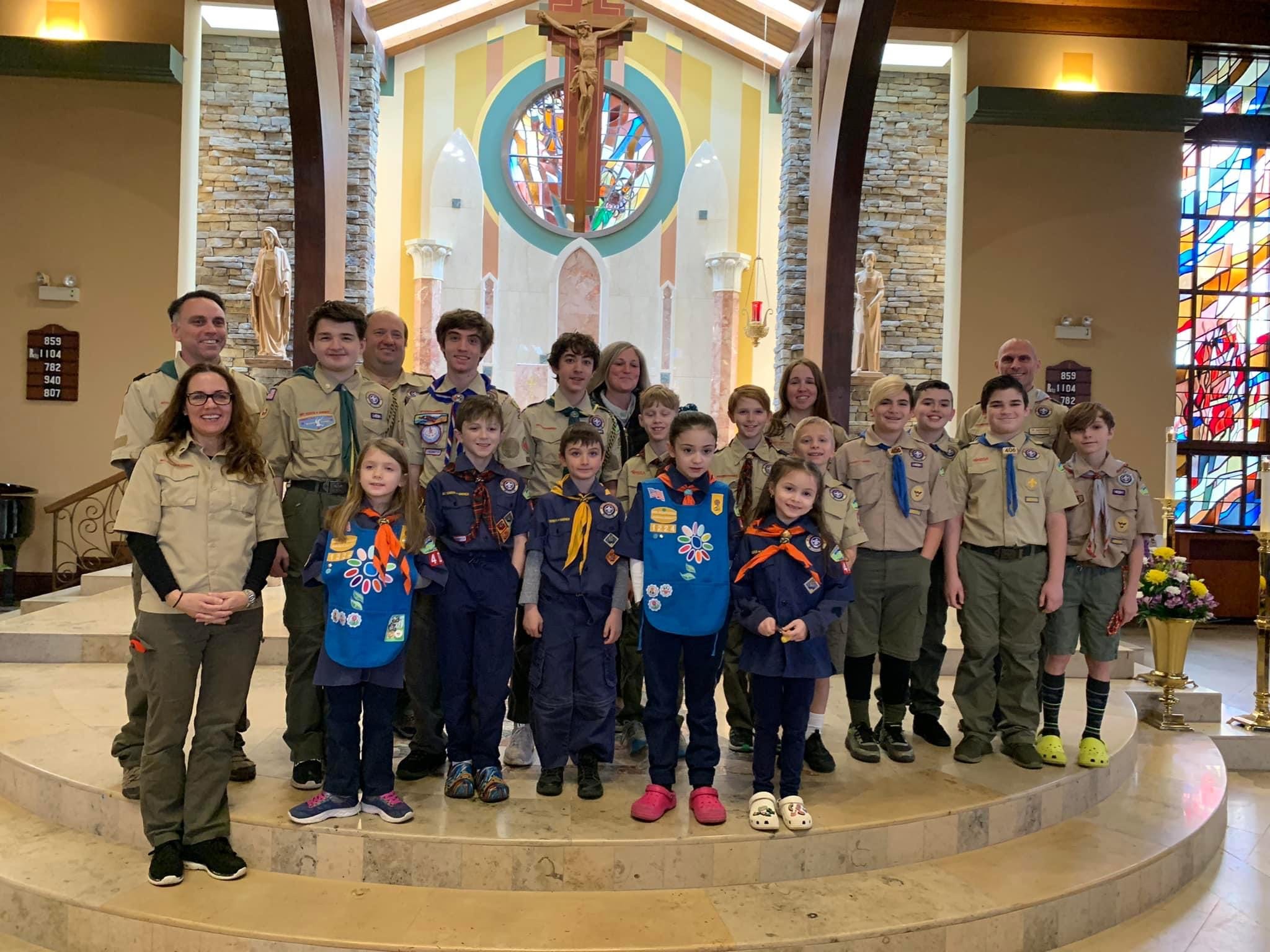 Scouts Participate In Scout Sabbath And Scout Sunday Services In ...