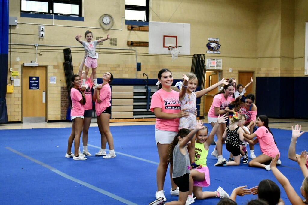 Bethpage High School Cheerleaders Host First Summer Cheer Camp - Long ...