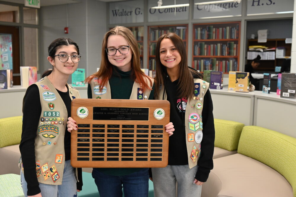 Three Seniors Achieve Girl Scout Gold - Long Island Media Group