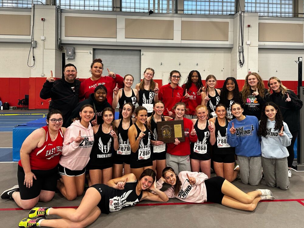East Islip Girls Winter Track Team Captures First-Ever County ...