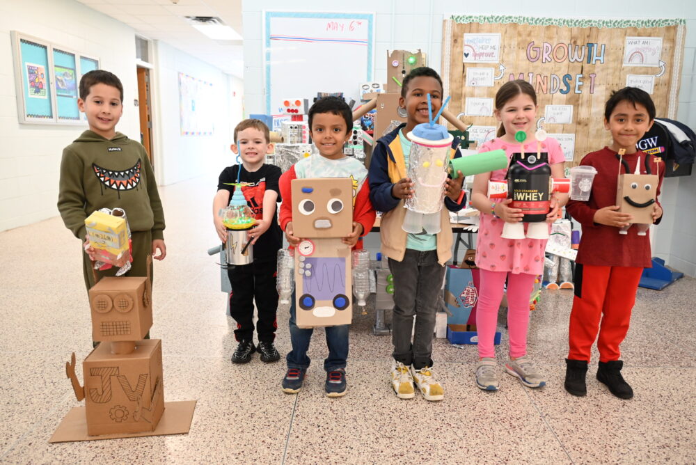 One-Of-A-Kind Recycled Robots - Long Island Media Group