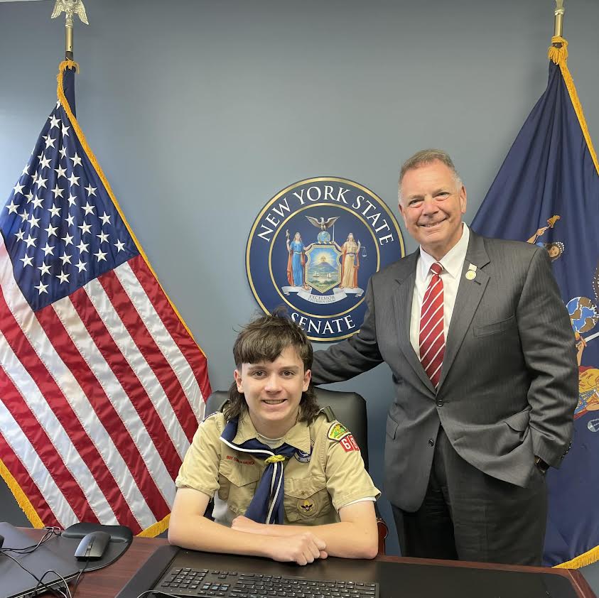 Senator Steve Rhoads Helps Seaford Scout Earn Merit Badge - Long Island ...