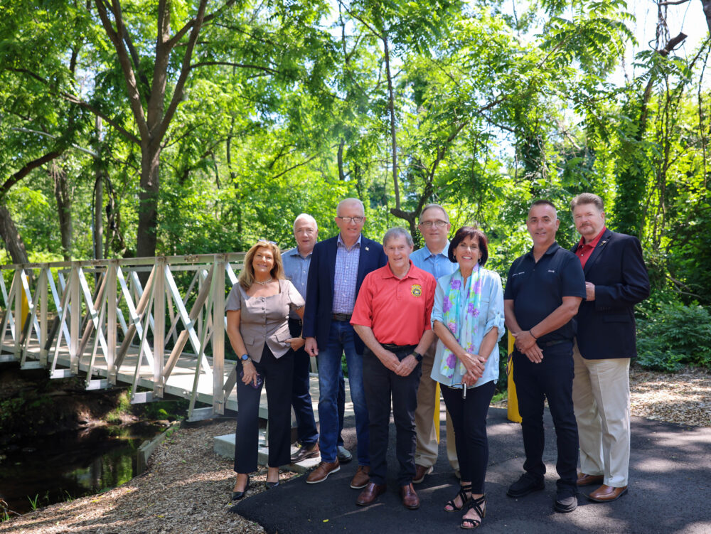 Town of Smithtown and Village of the Branch Complete Scenic Footbridge ...
