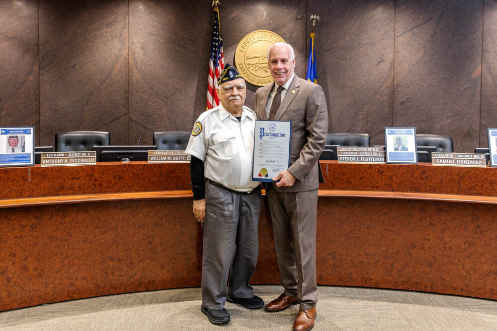 Presiding Officer McCaffrey Recognizes Veteran Of The Year, Paul Buffa ...
